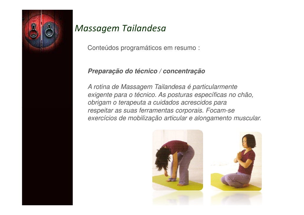Portfolio Formacao Massagem Tailandesa
