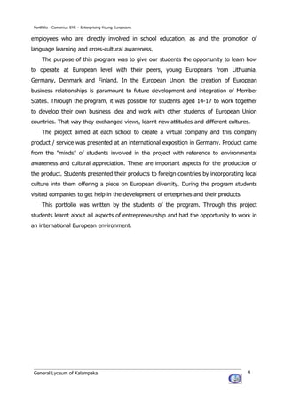 Portfolio of the creation of Greek company ellitsa.com