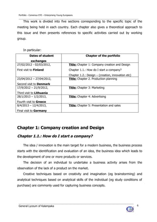 Portfolio of the creation of Greek company ellitsa.com
