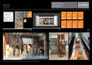 Creative visual Merchandising Portfolio | PDF