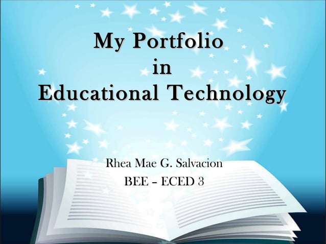 My Portfolio in Educational Technology | PPT