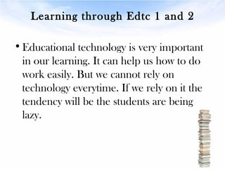 My Portfolio in Educational Technology | PPT