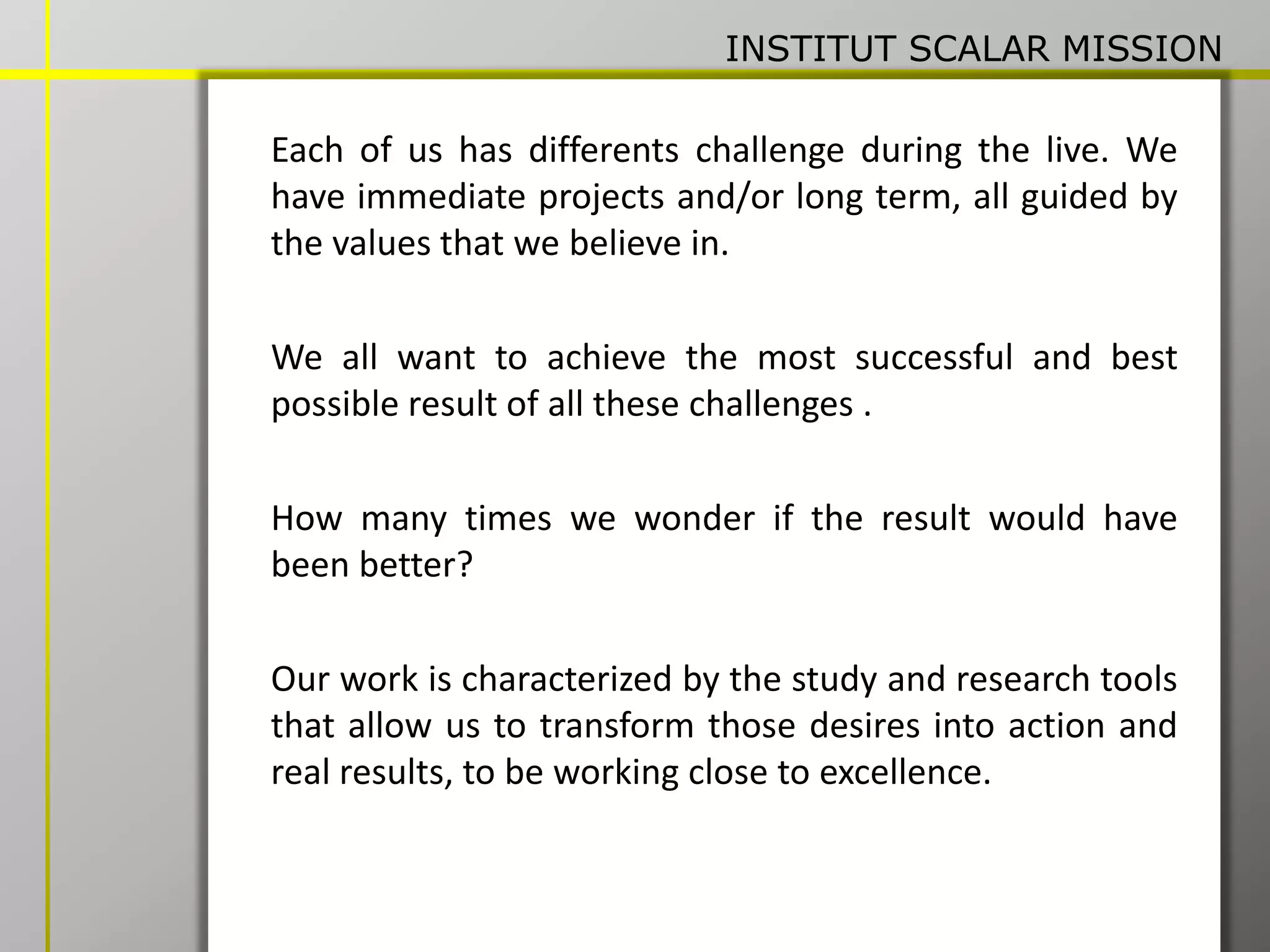 Portfolio Institutscalar | PPTX | Education