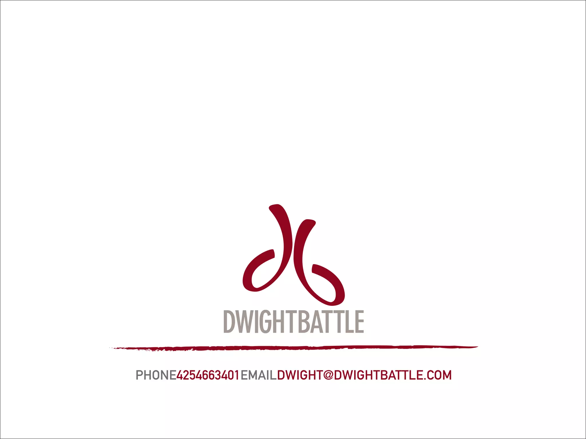 Dwight Battle - Portfolio | ZIP