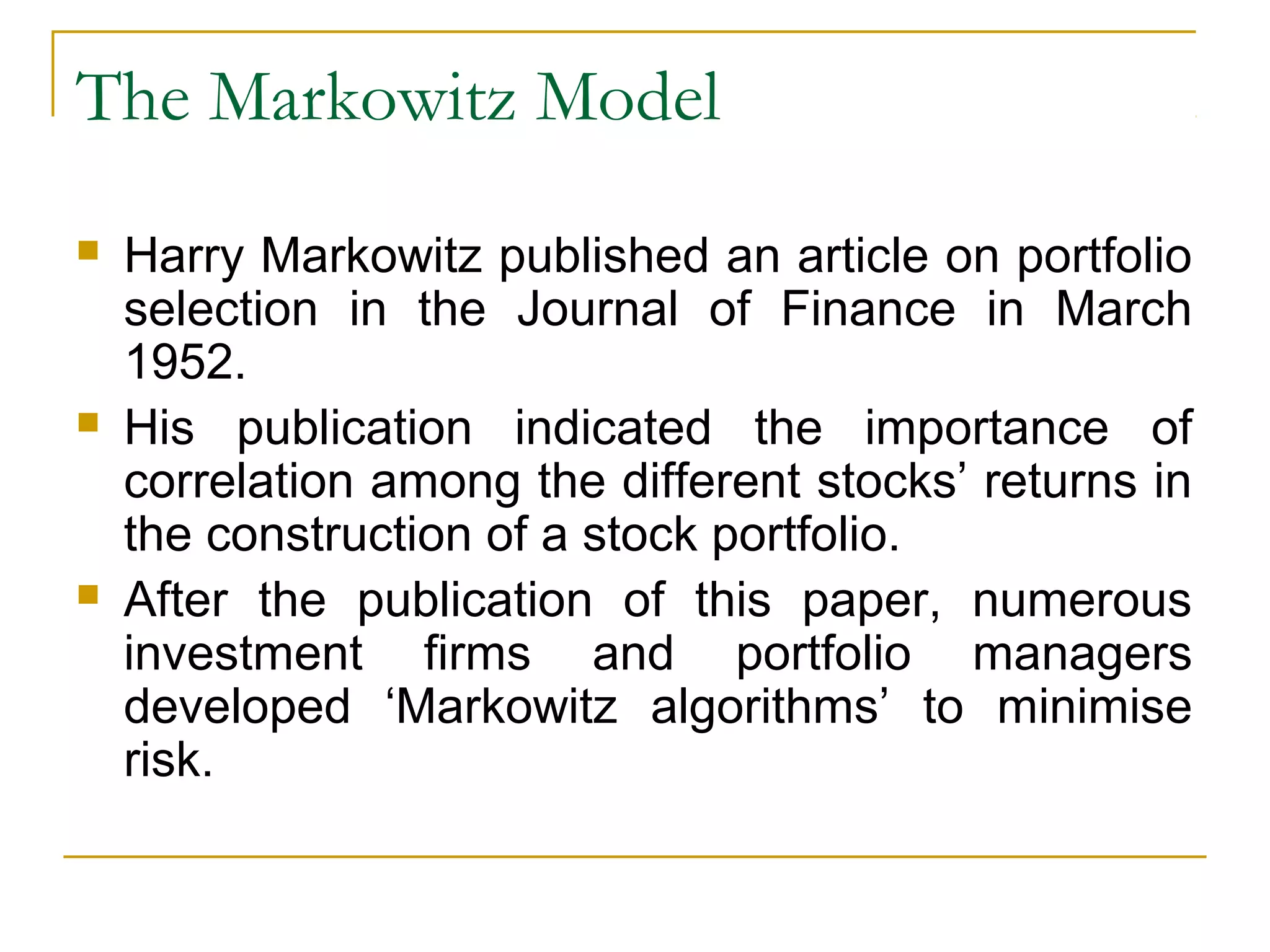 Portfolio management | PPT