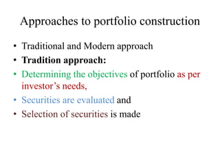Portfolio management | PPT