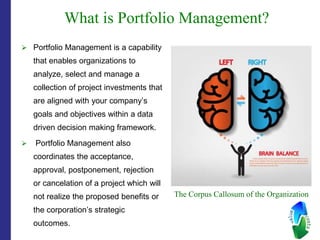 Portfolio Management Categorization Optimization and Re-calibration | PPT