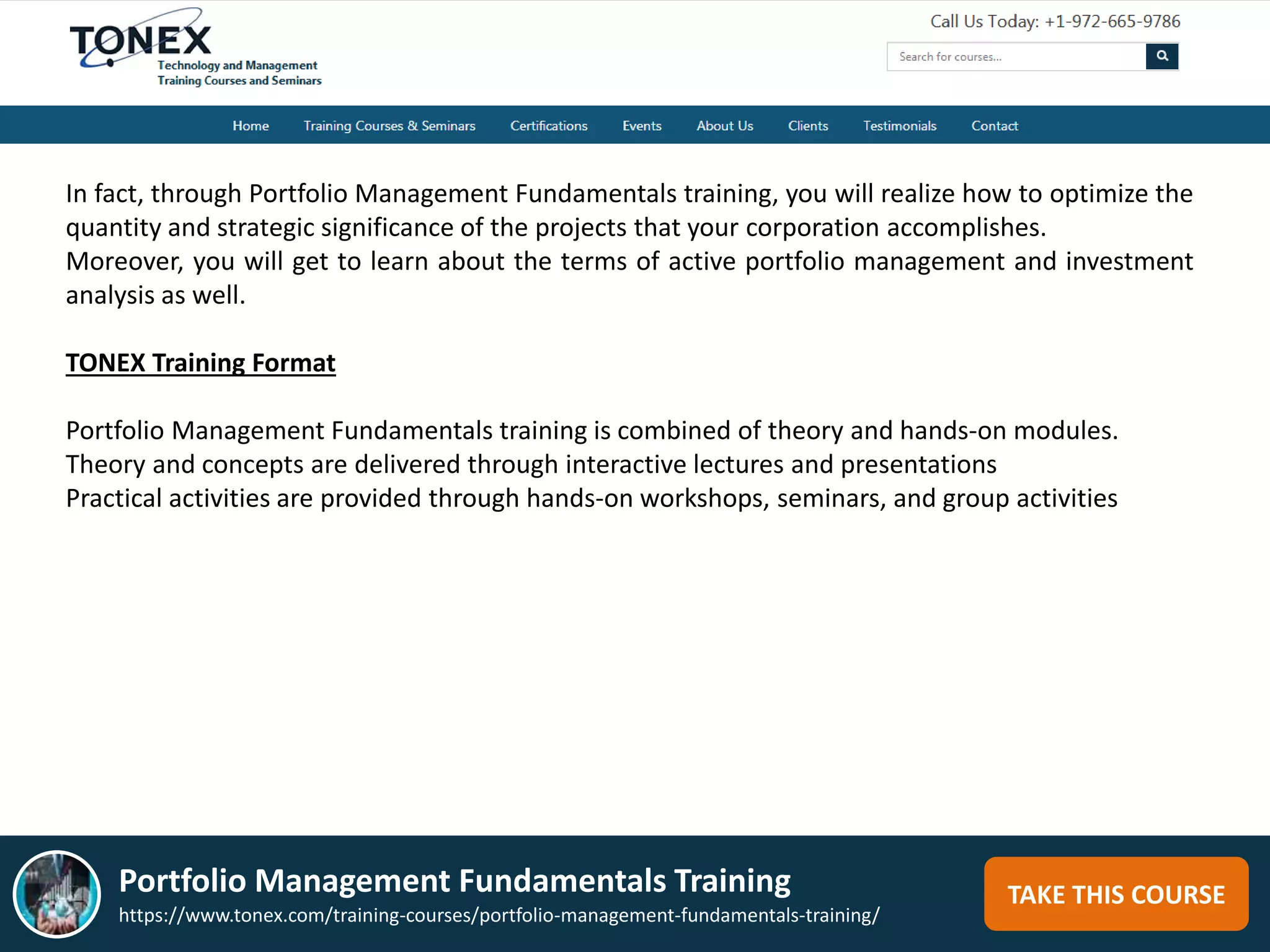 Portfolio Management Fundamentals Training | PPT