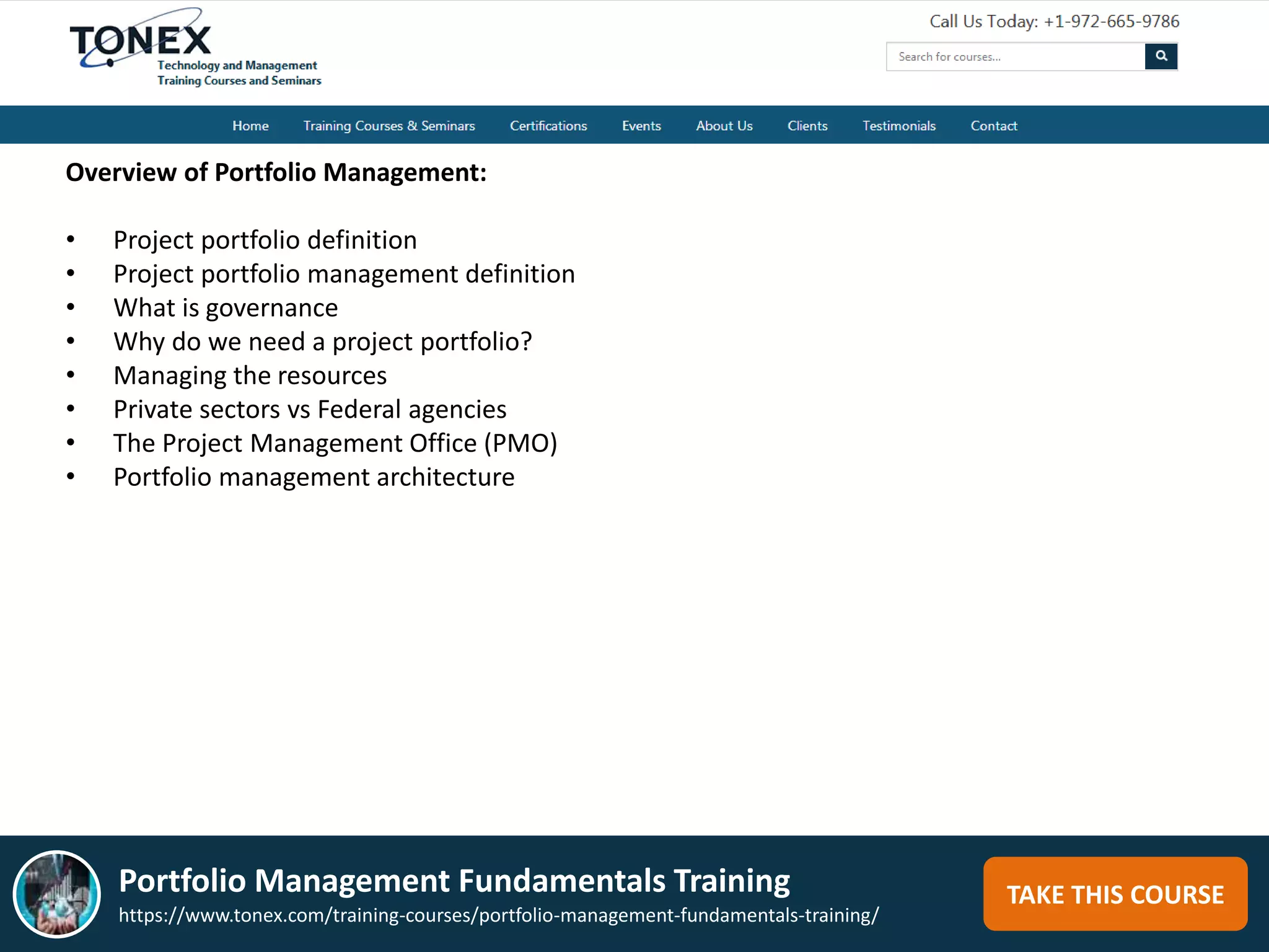 Portfolio Management Fundamentals Training | PPT