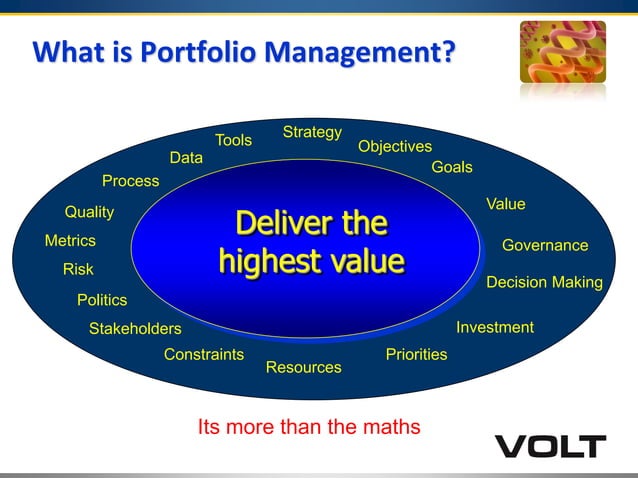 Portfolio Management in the pharmaceutical industry by Dr John Bennett ...