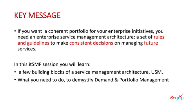7 steps to demystify Demand & Portfolio Management | PPT