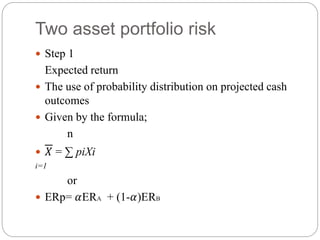 Portfolio management lecture | PPTX