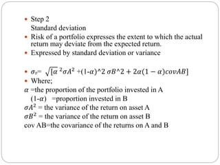 Portfolio management lecture | PPTX