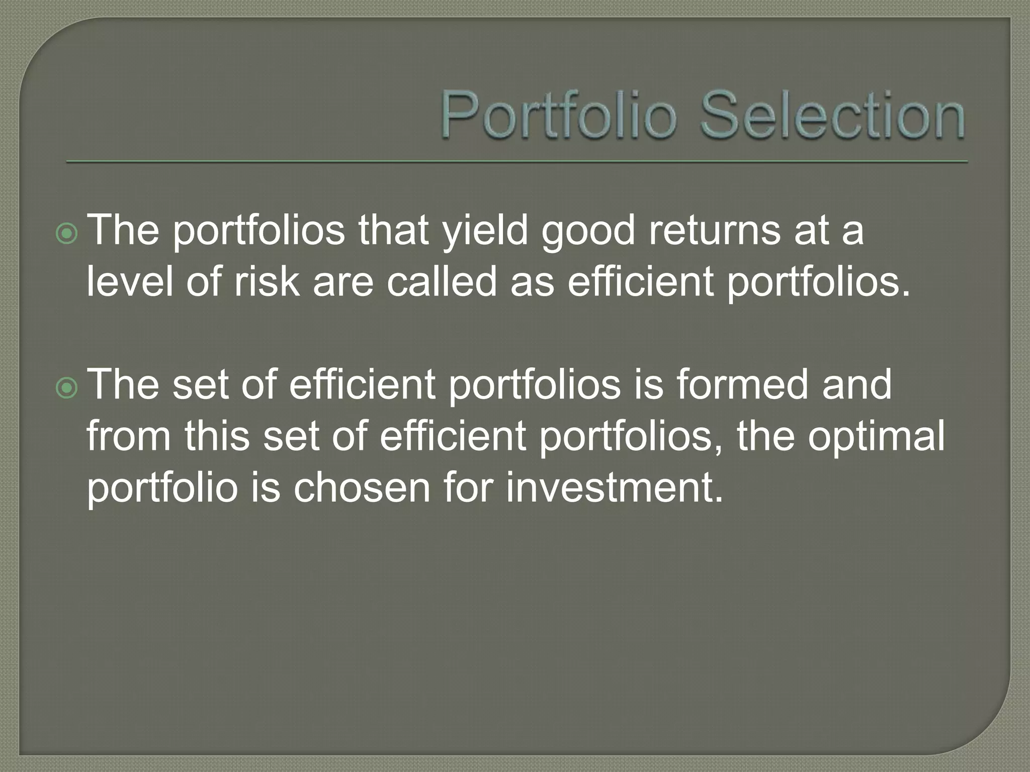 Portfolio management ppt | PPTX