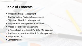 fundamental principles of portfolio and investment management analysis ...