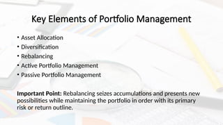 fundamental principles of portfolio and investment management analysis ...