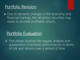 Portfolio mangement and advantages | PPTX