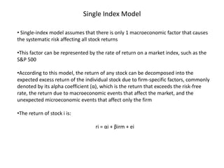 Portfolio mean and variance analysis | PPTX