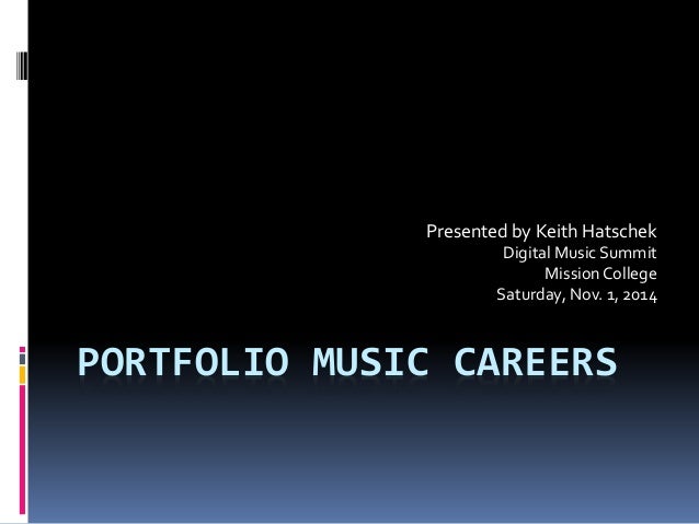 Portfolio Music Careers