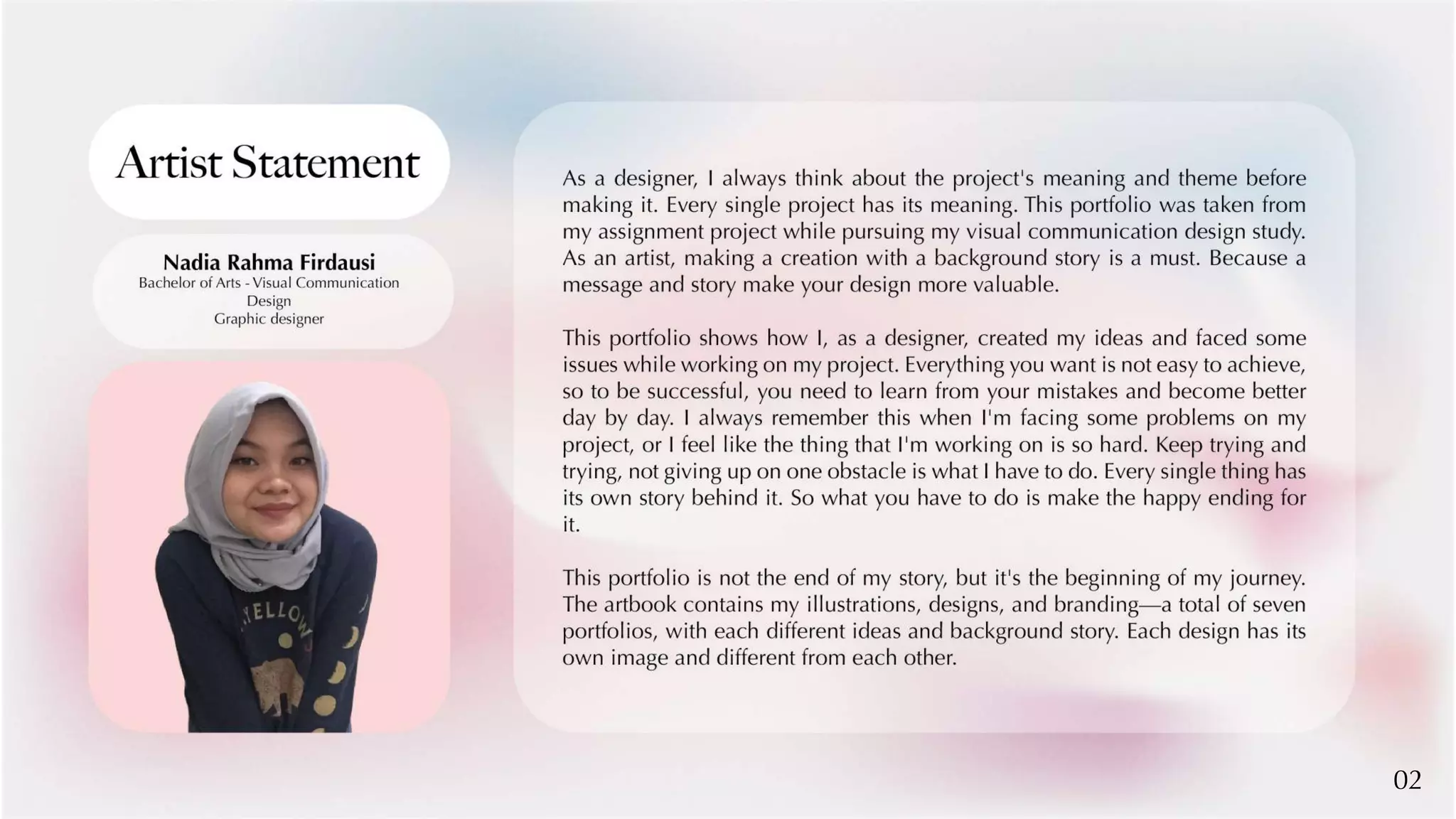 PORTFOLIO_Nadia Rahma Firdausi | PDF | Desktop Publishing | Computer Software and Applications