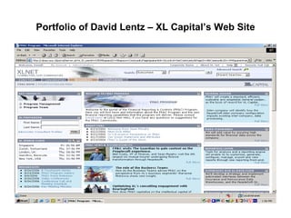 Portfolio of David Lentz | PPT