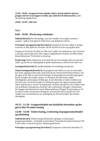 Portfolio opgave i didaktik | DOC