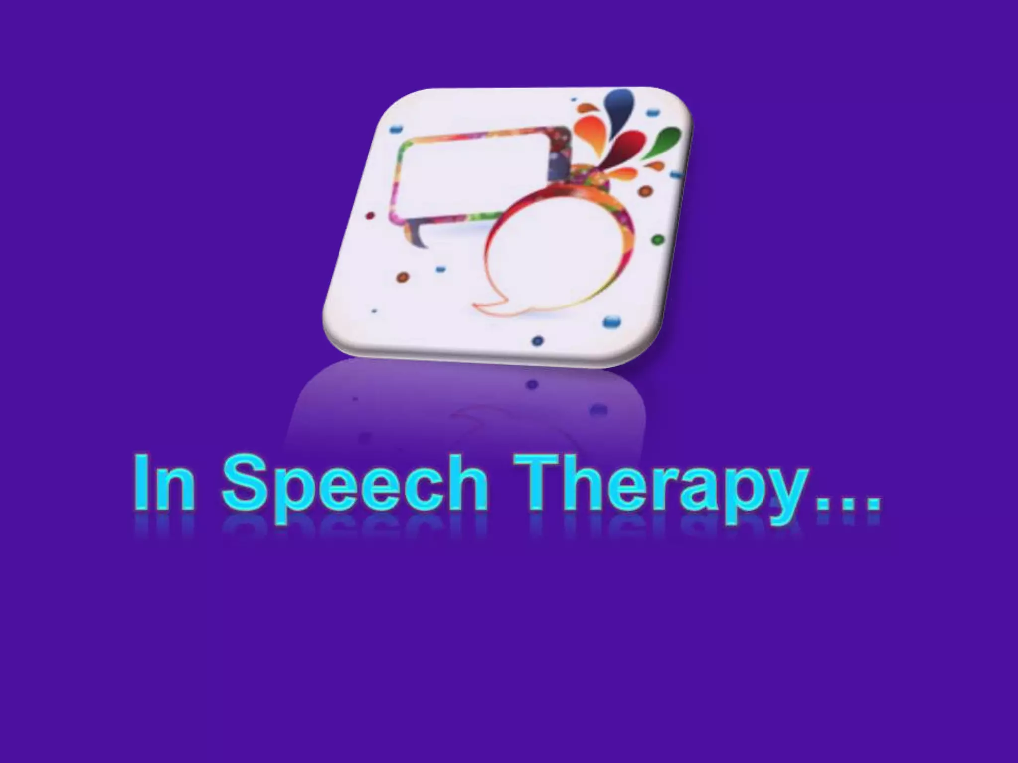 Portfolio powerpoint speech therapy | PPT