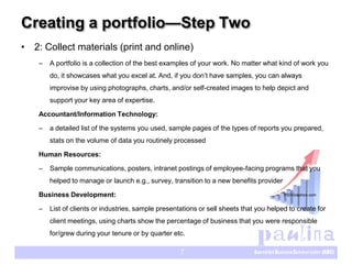 How to Create your Portfolio | PDF