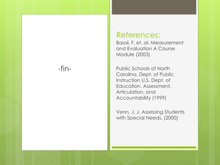 Portfolio For Assessment | PPTX