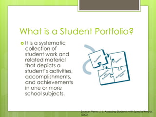 Portfolio For Assessment | PPTX