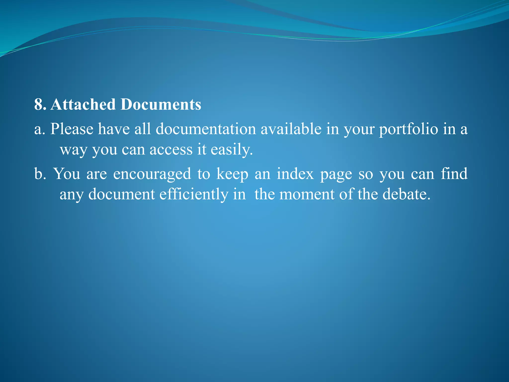 MUN Student Portfolio | PPTX
