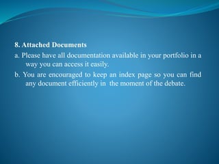 MUN Student Portfolio | PPTX