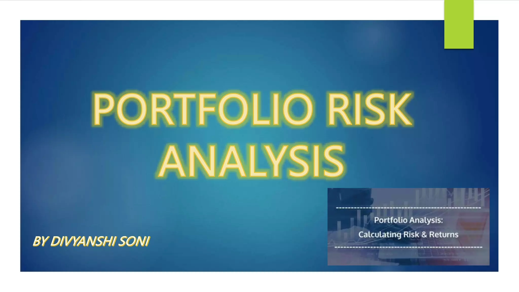 PORTFOLIO RISK ANALYSIS.pptx