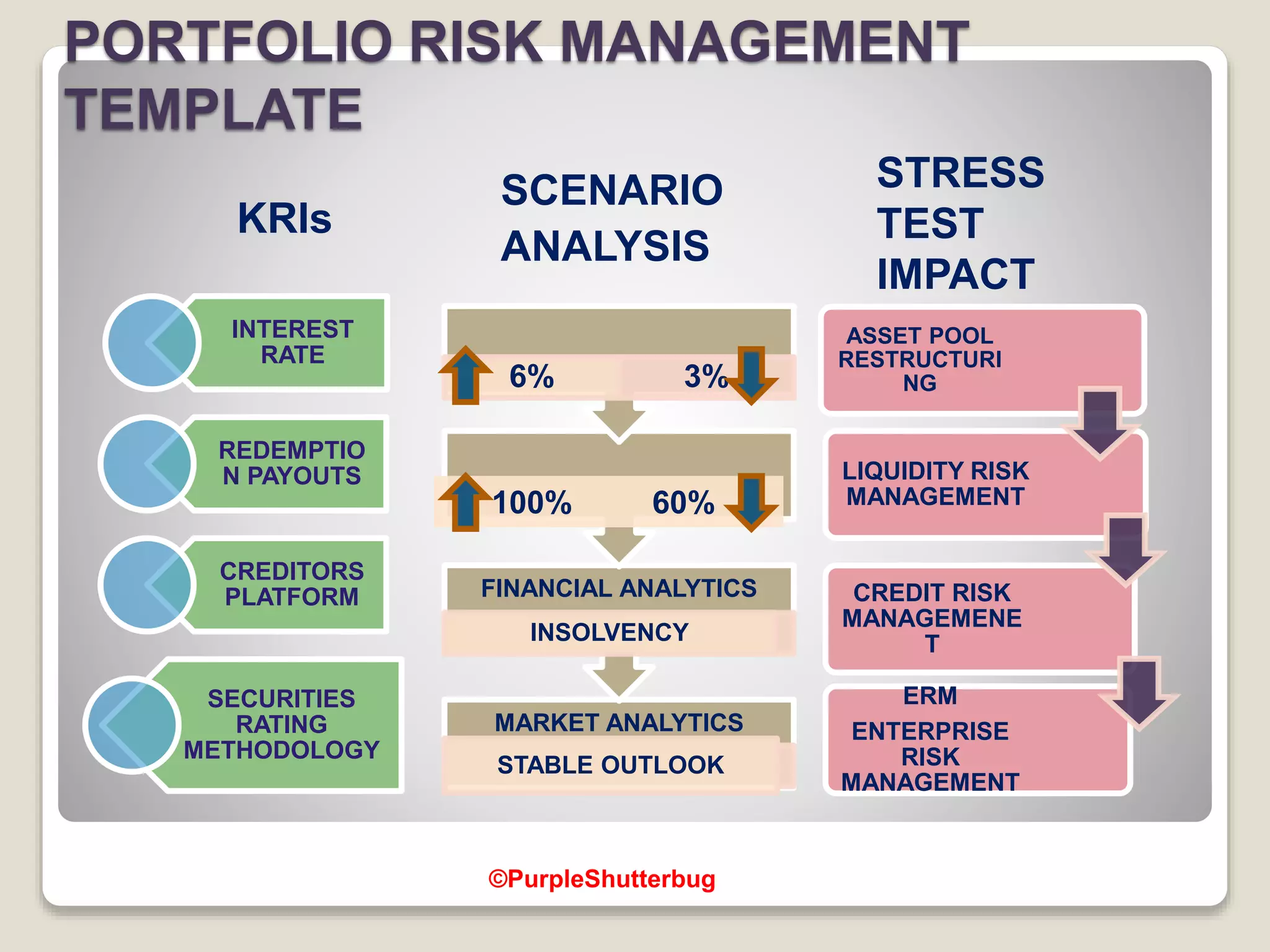 PORTFOLIO RISK MANAGEMENT TEMPLATE | PPTX