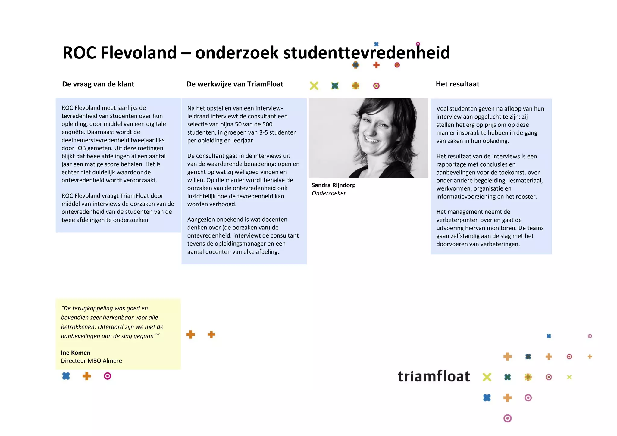 Studenttevredenheidsonderzoek ROC Flevoland | PDF