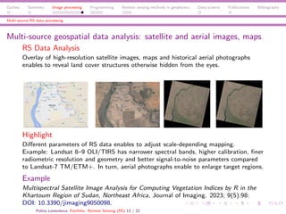 Portfolio in Cartography and Remote Sensing | PPT