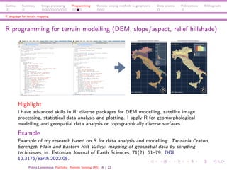 Portfolio in Cartography and Remote Sensing | PPT