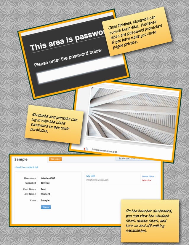 Digital Portfolios Using Weebly | PDF