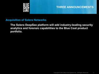 Portfolio security, analytics and forensic blue coat | PPTX | Cloud ...