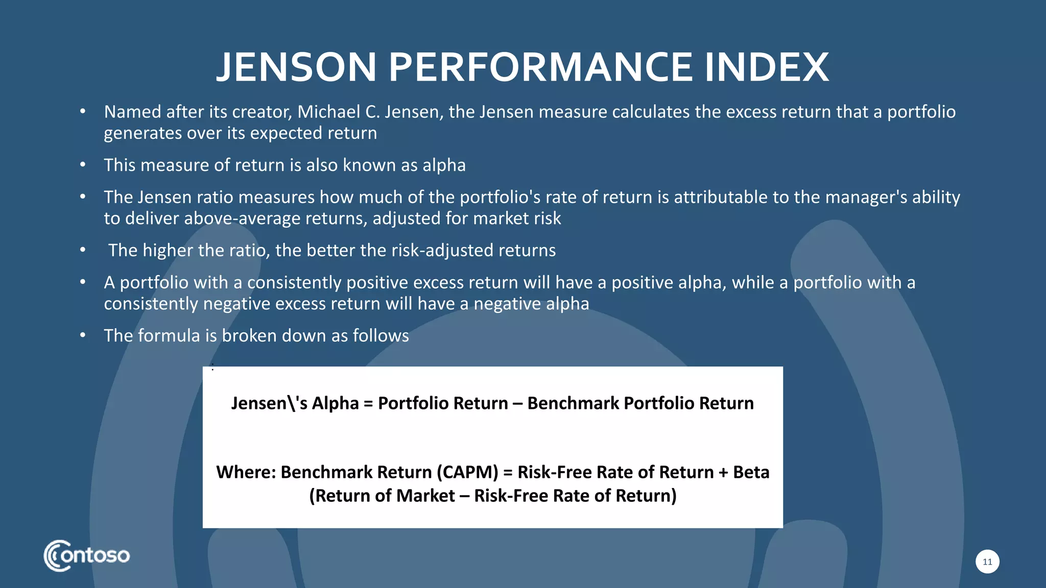 Portfolio Selection Using Sharpe Treynor And Jensen Performance Index