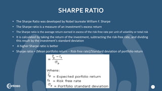 Portfolio selection using sharpe , treynor & jensen performance Index ...