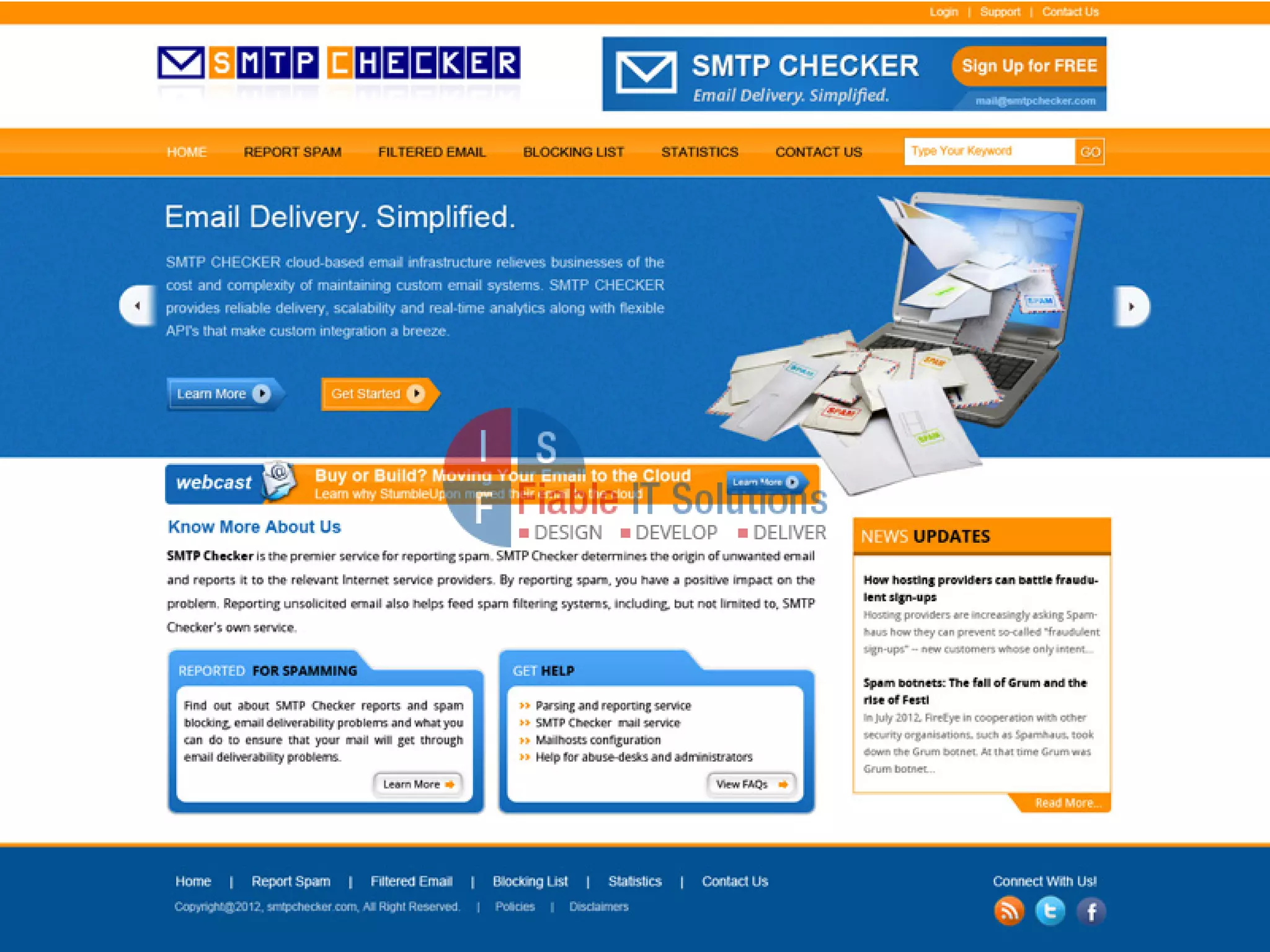 Fiable IT Portfolio-SMTP Checker | PDF