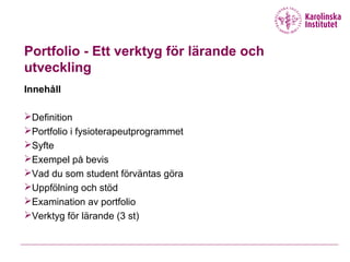Portfolio t1 2015 | PPT