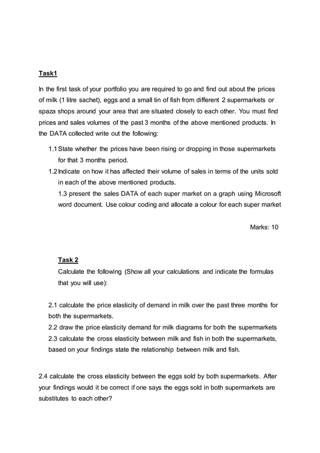 Portfolio task | PDF