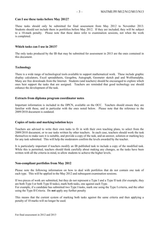 Portfolio task -_2012_2013 | PDF