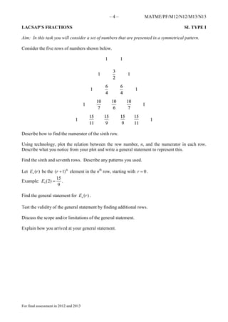 Portfolio task -_2012_2013 | PDF
