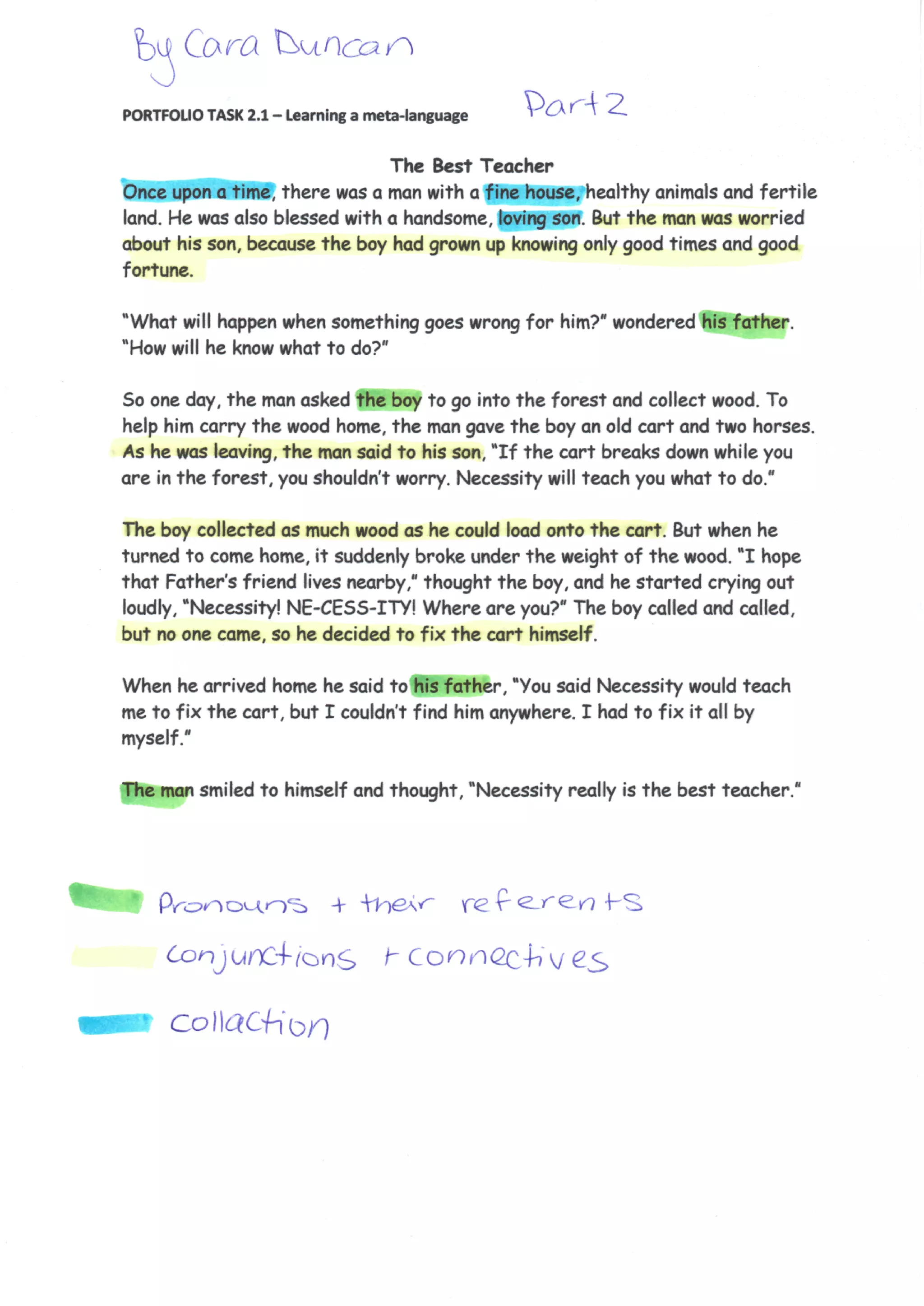 Portfolio task 2.1 | PDF