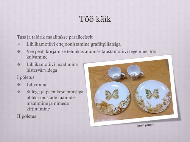 Portfoolio portselan liblikas | PPT