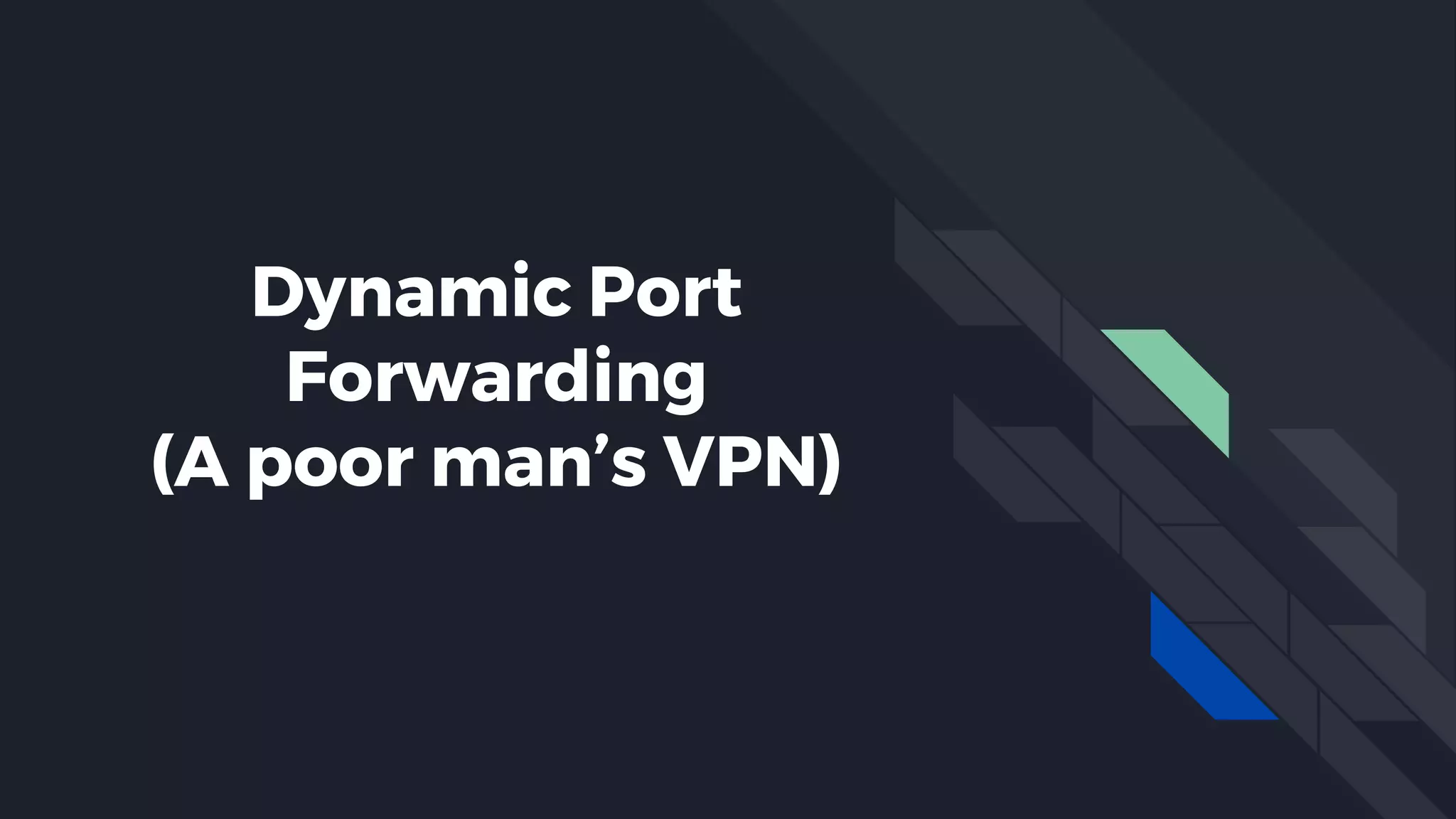 Port forwarding | PPTX