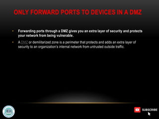 port forwarding.pptx | Internet | Computing